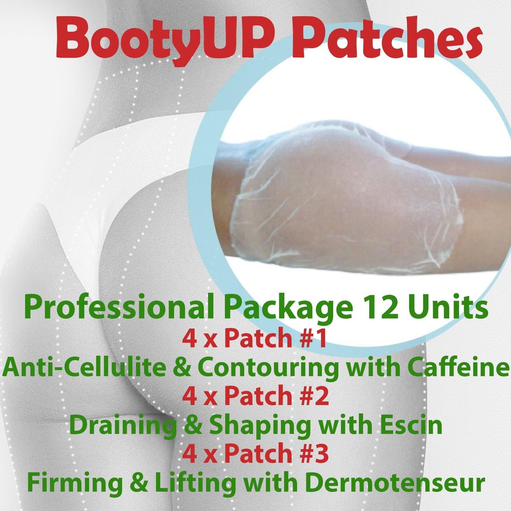 BootyUp Patches Professional Package 12 Units (4 each patch) – SlimSpaOnline